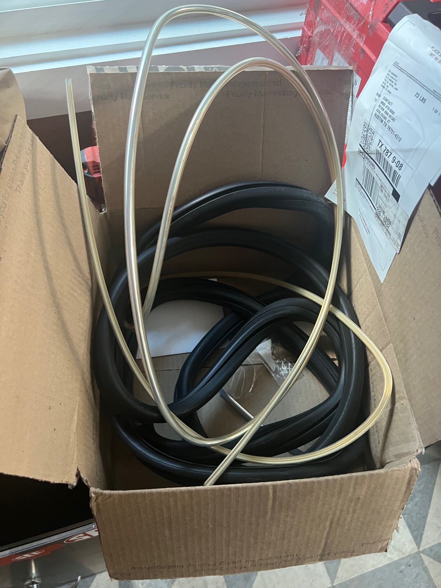 Used URO Rear Window Gasket and Lock Strip - $20 |﻿ Body and Interior