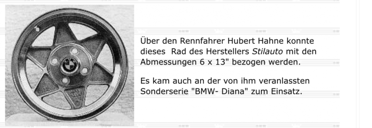 BMW Diana Stilauto 6x13 RIMS identification before sale EU |﻿ BMW 2002 ...