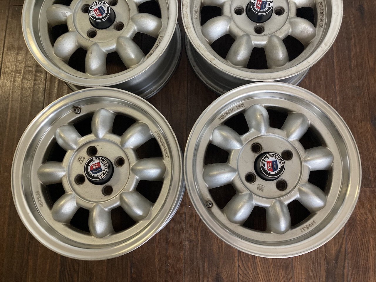 Genuine Minilite 14x6 wheels w/center caps |﻿ Miscellaneous
