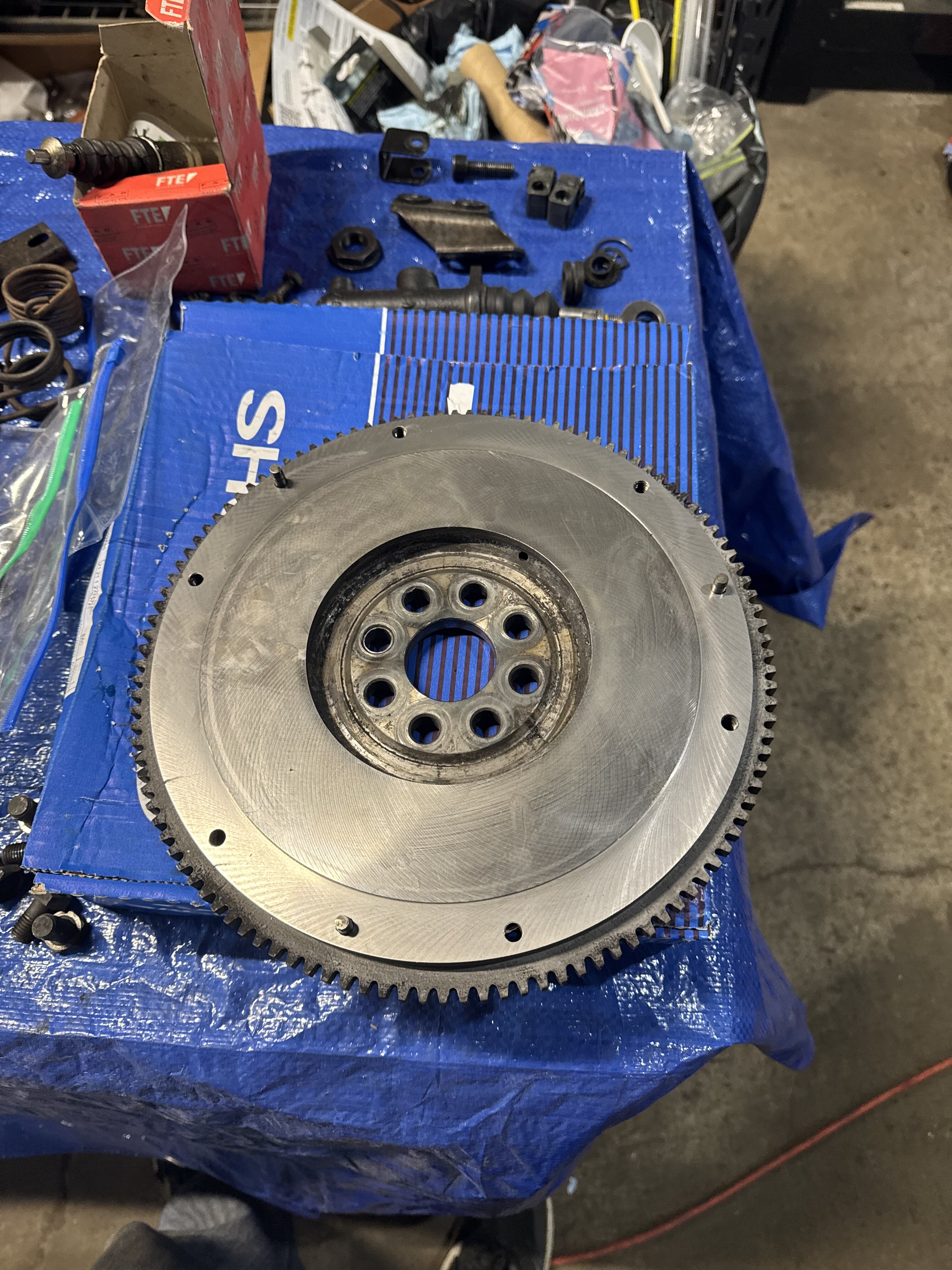 Resurfaced 215mm flywheel - Engine and Drivetrain - 2002FAQ