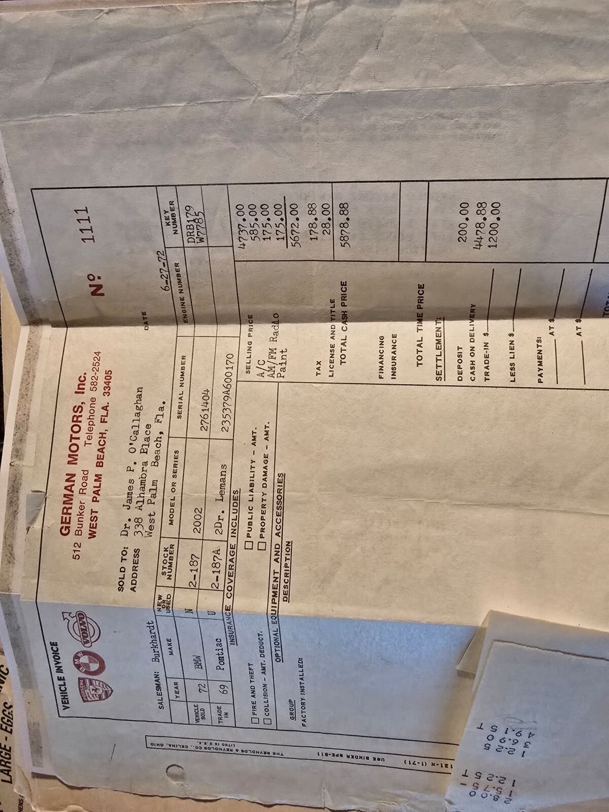 1972 BMW 2002tii with a story! - BMW 2002 and other '02 - 2002FAQ