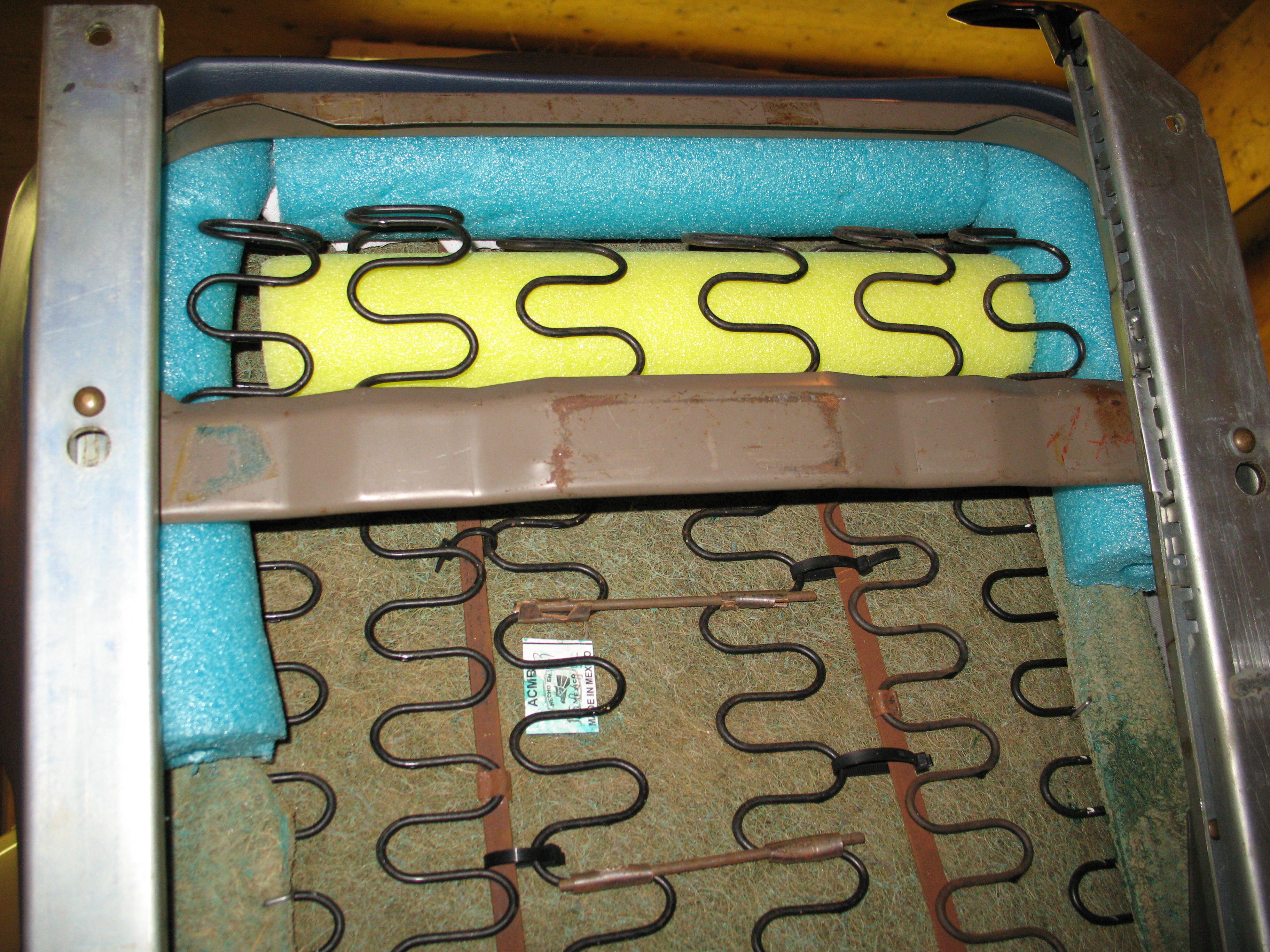 Reinforcing a oem seat bottom - BMW 2002 and other '02 - 2002FAQ