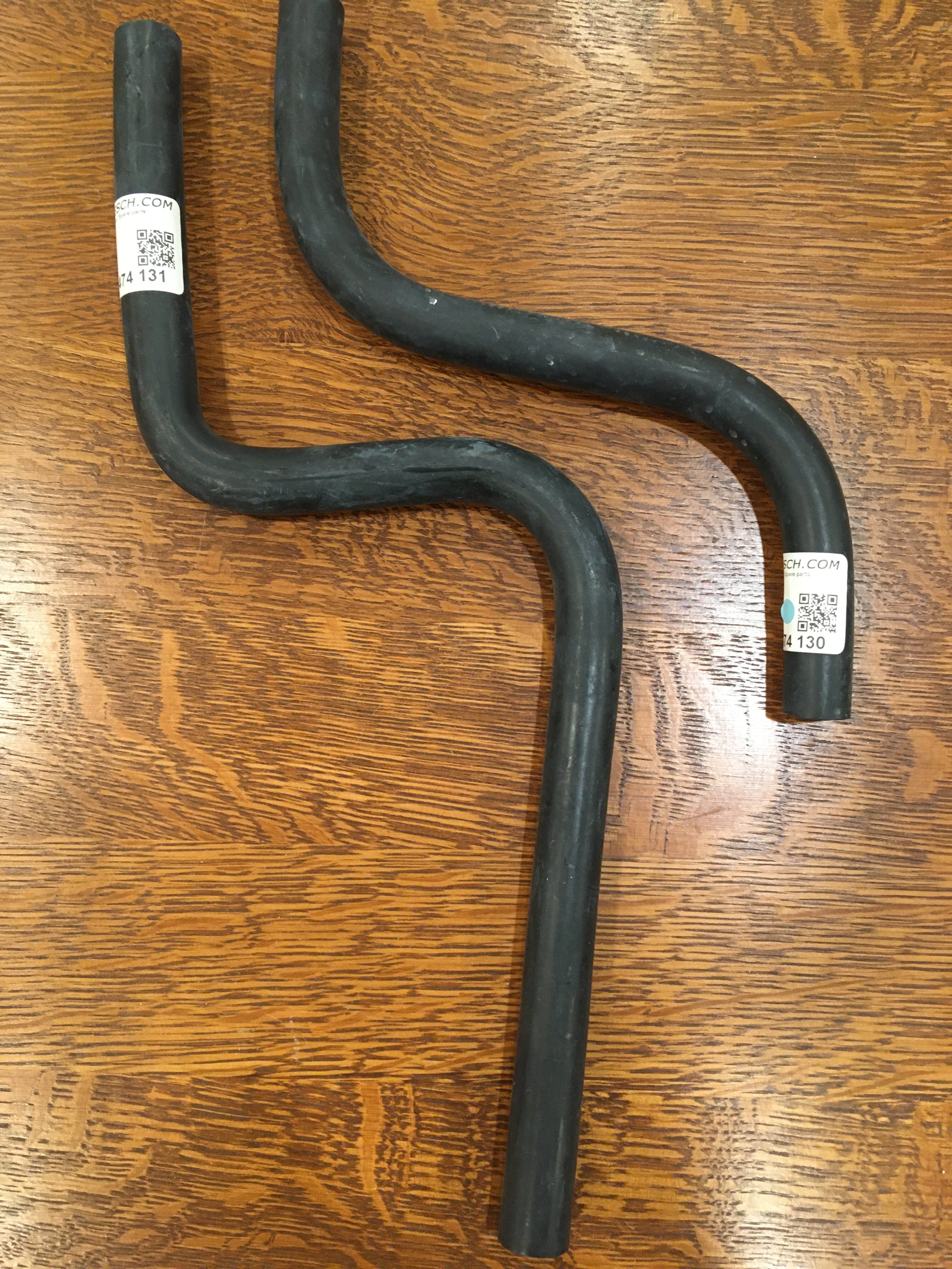 For Sale: Early Heater Core Hoses, 2 Sets, As New |﻿ Body and Interior