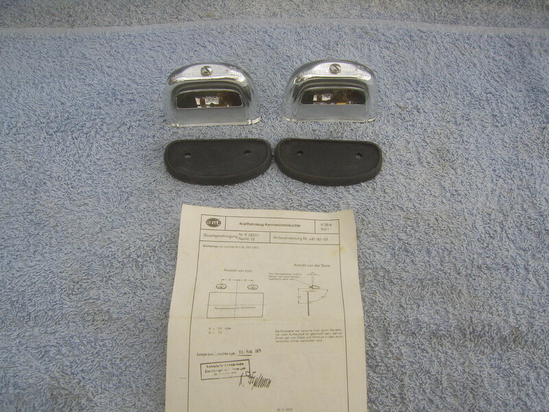 FS: NOS Hella License Plate Lights - Miscellaneous - 2002FAQ
