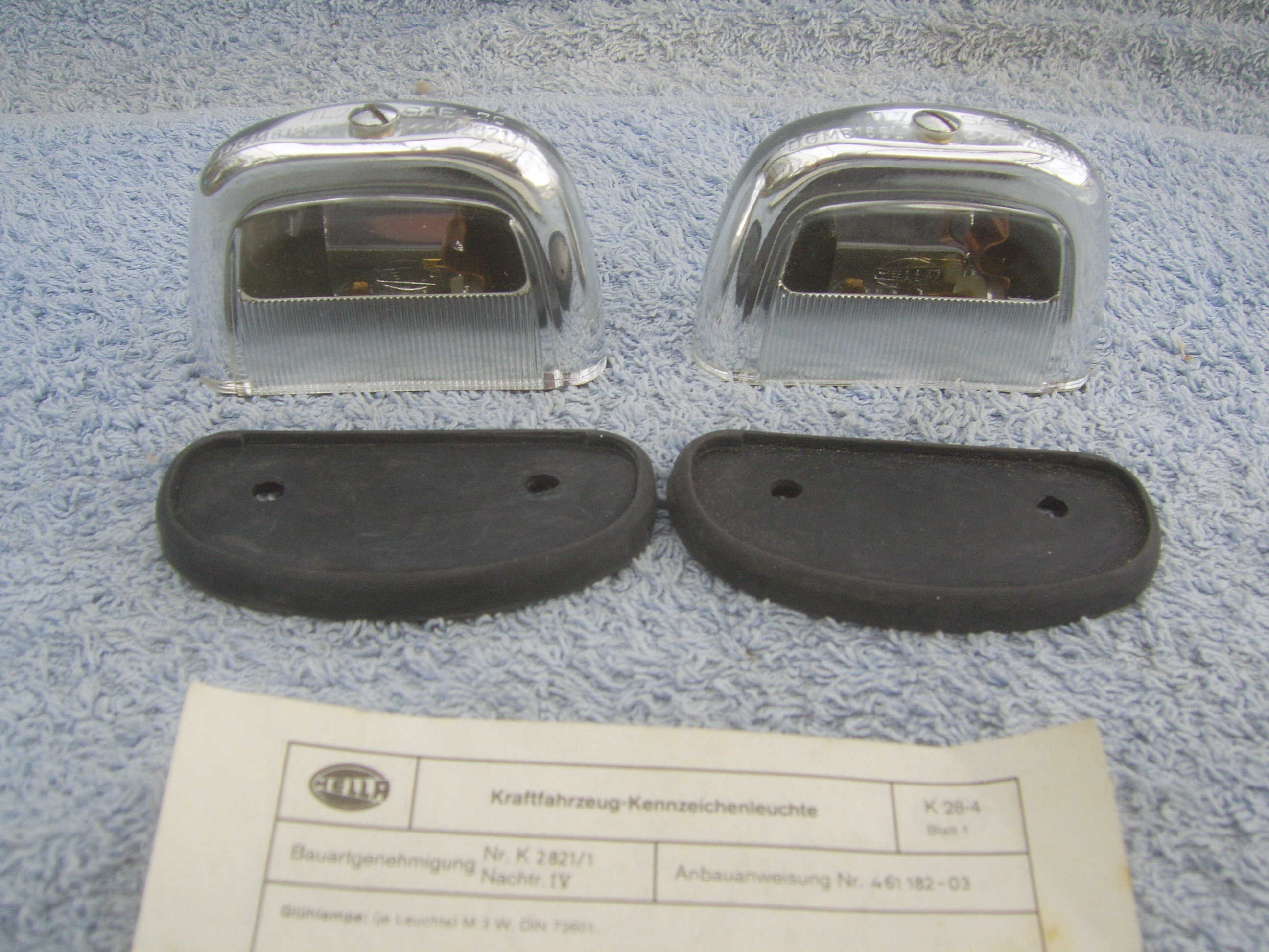 FS: NOS Hella License Plate Lights - Miscellaneous - 2002FAQ