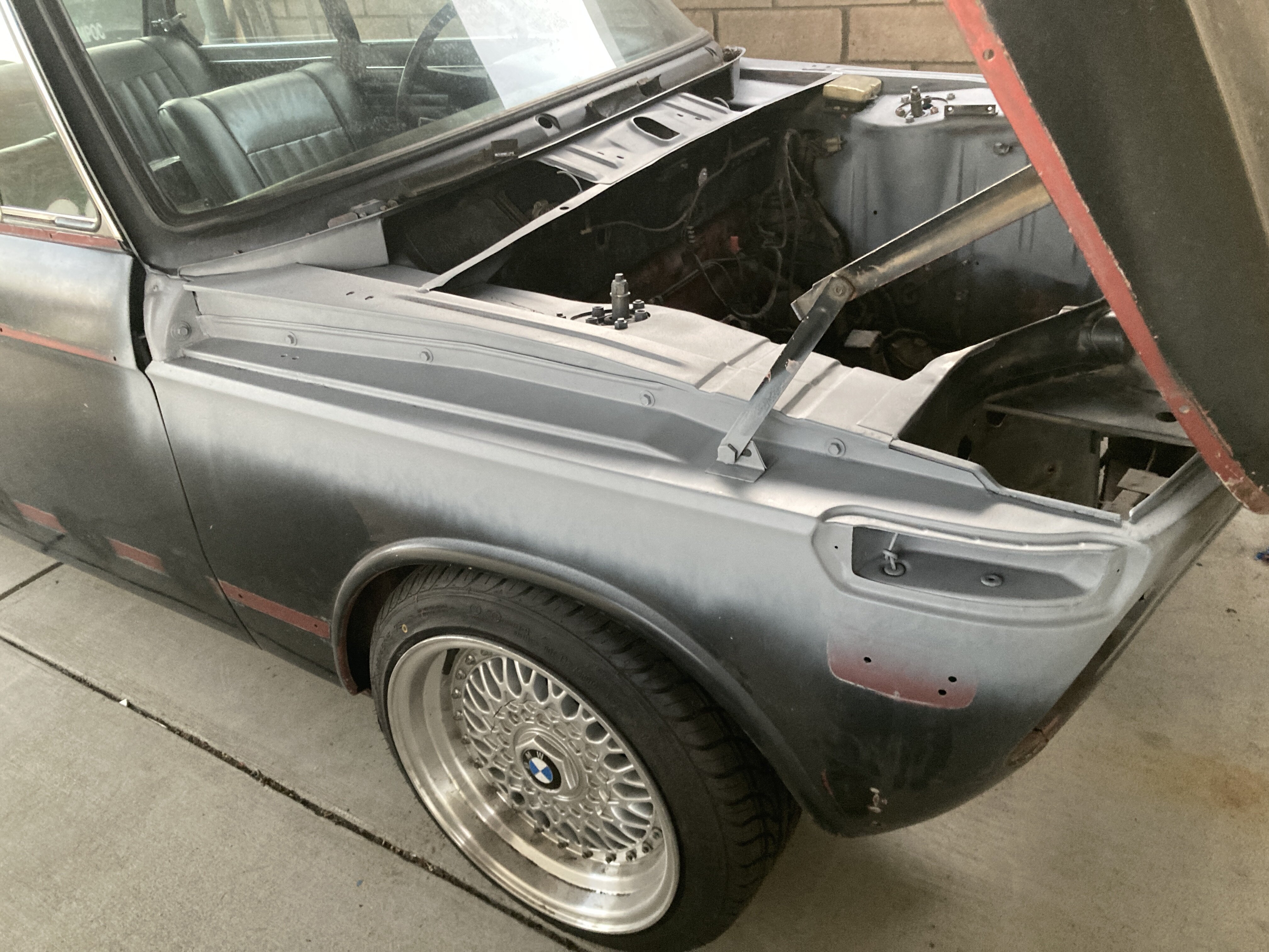 Just a little progress stripping the engine bay... - BMW 2002 and other ...