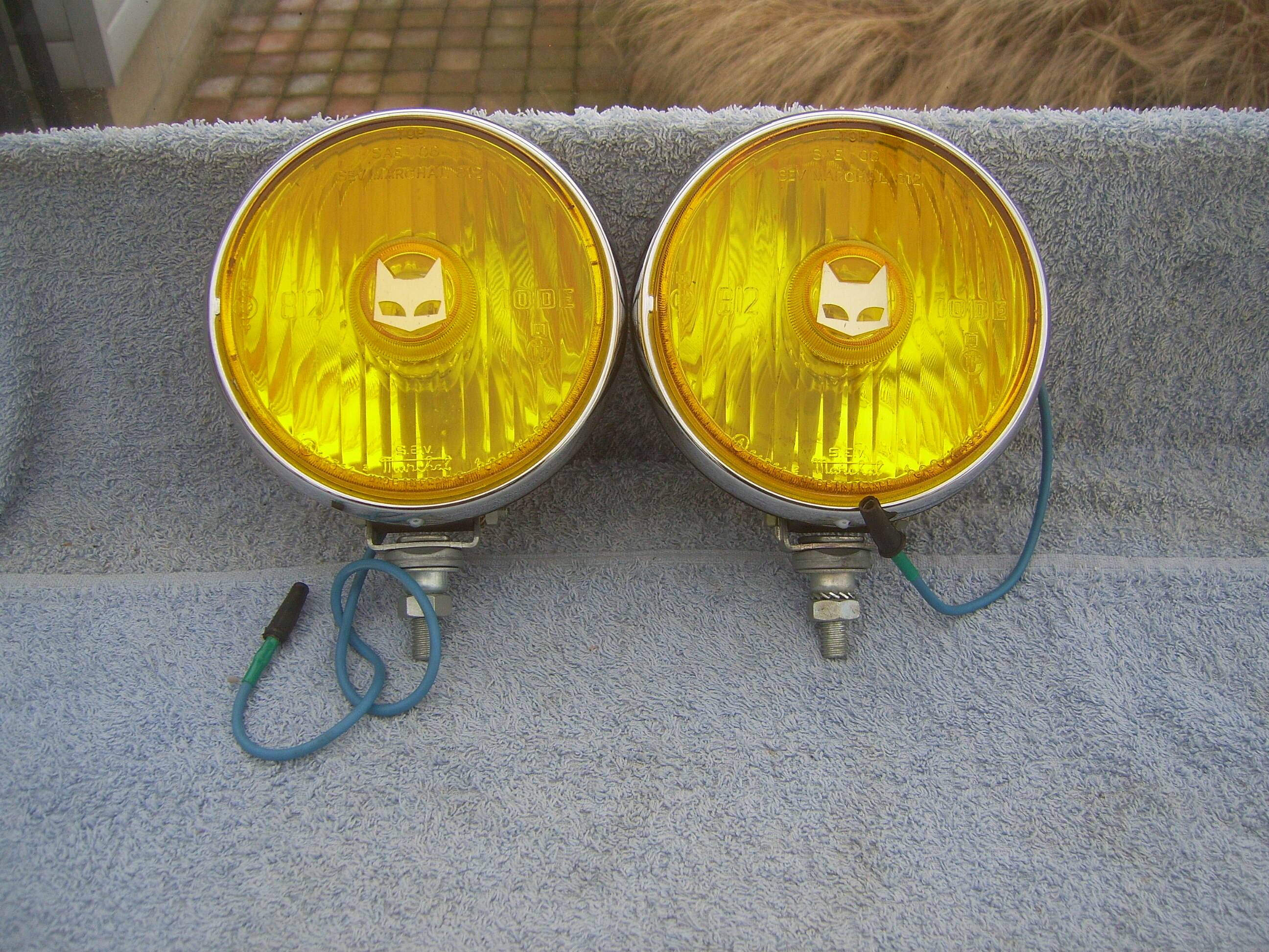 FS: NOS Marchal 812 Yellow Driving Lights |﻿ Miscellaneous
