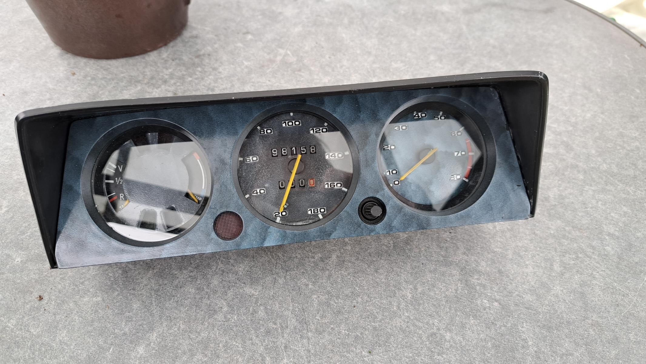 Unique airbrushed speedometer cluster unit w/tach, kmph |﻿ Body and ...