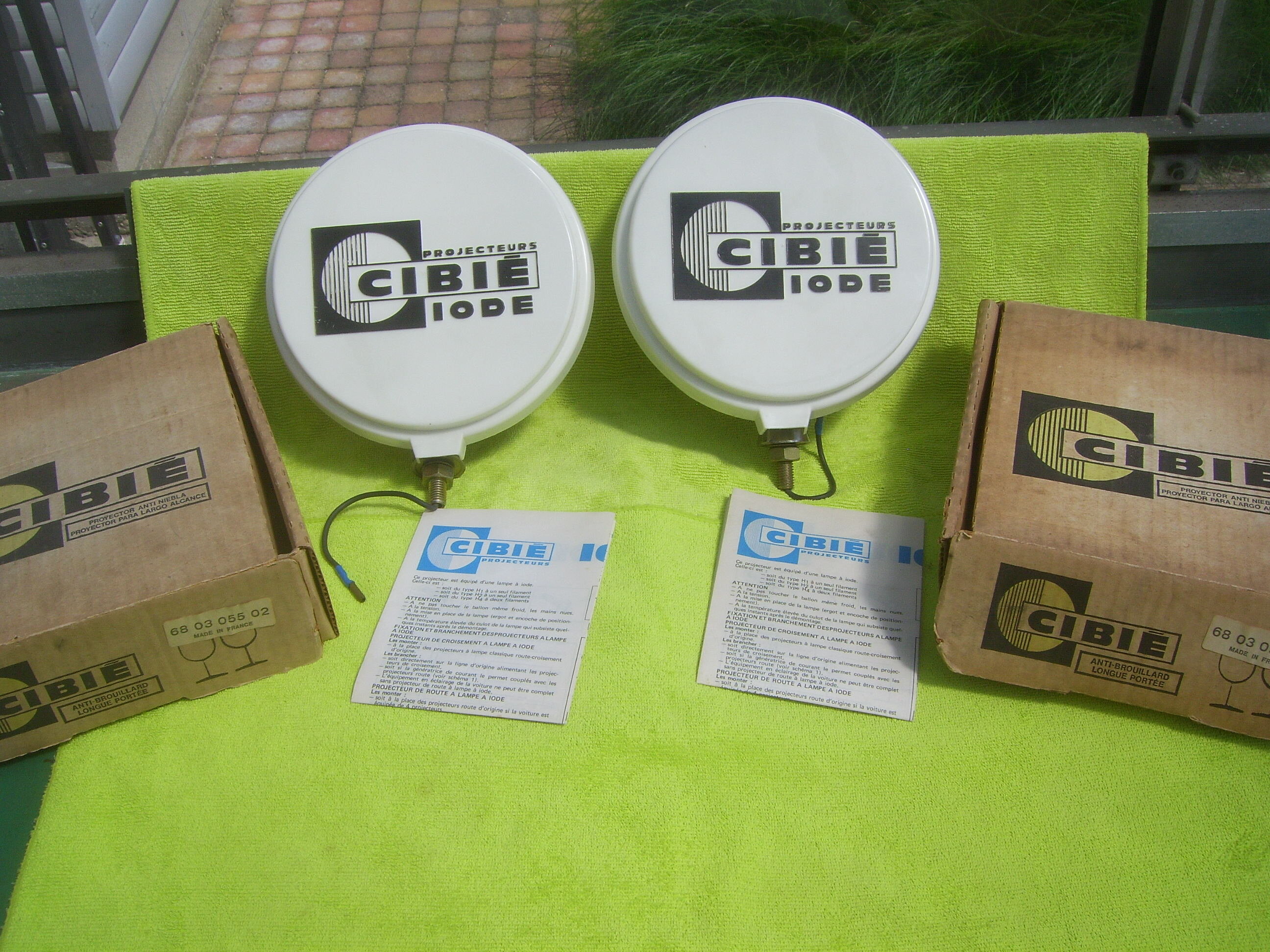 FS: NOS Cibie 45 Iode Clear Driving Lights + NOS Covers |﻿ Miscellaneous