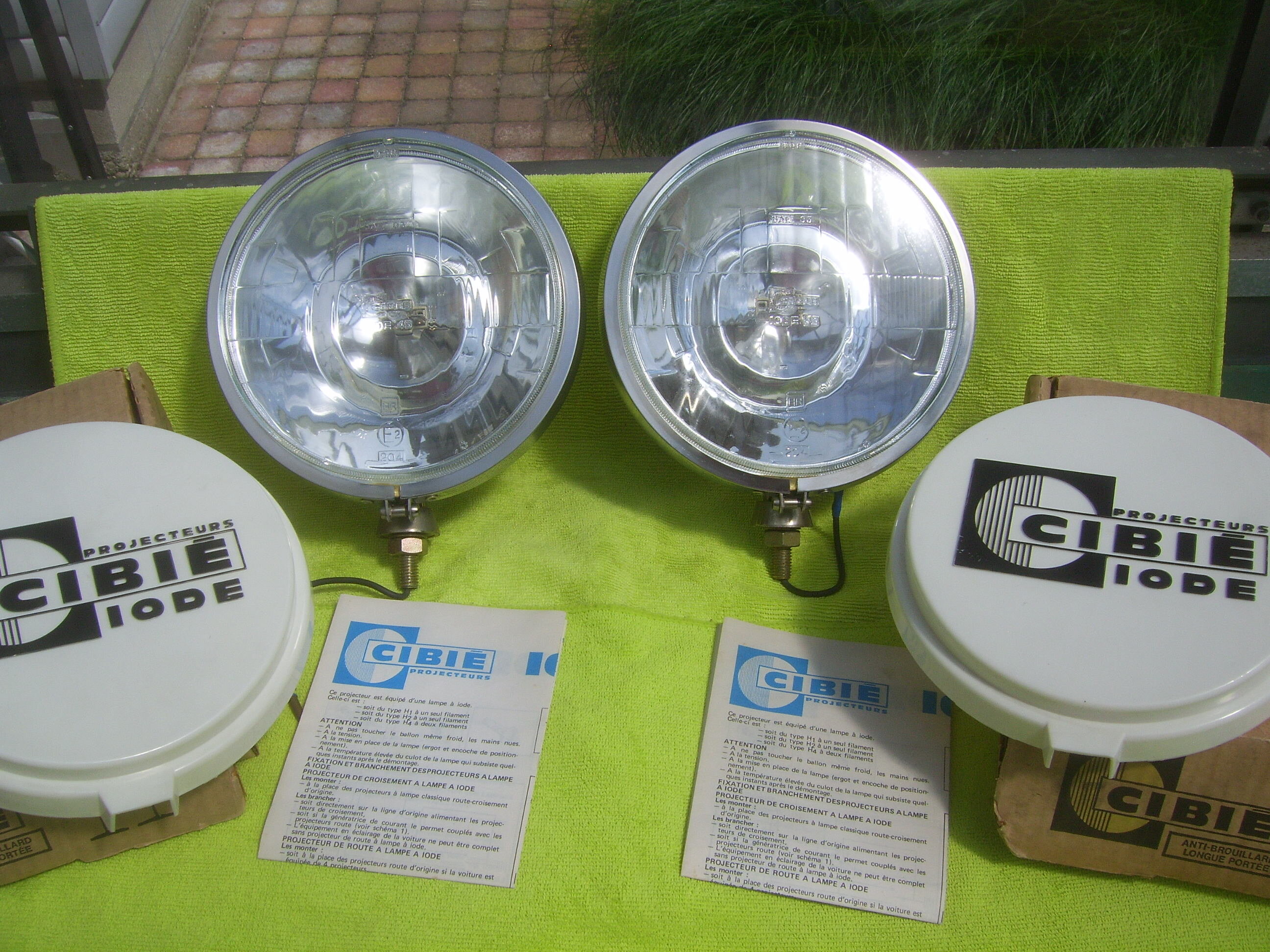 FS: NOS Cibie 45 Iode Clear Driving Lights + NOS Covers |﻿ Miscellaneous