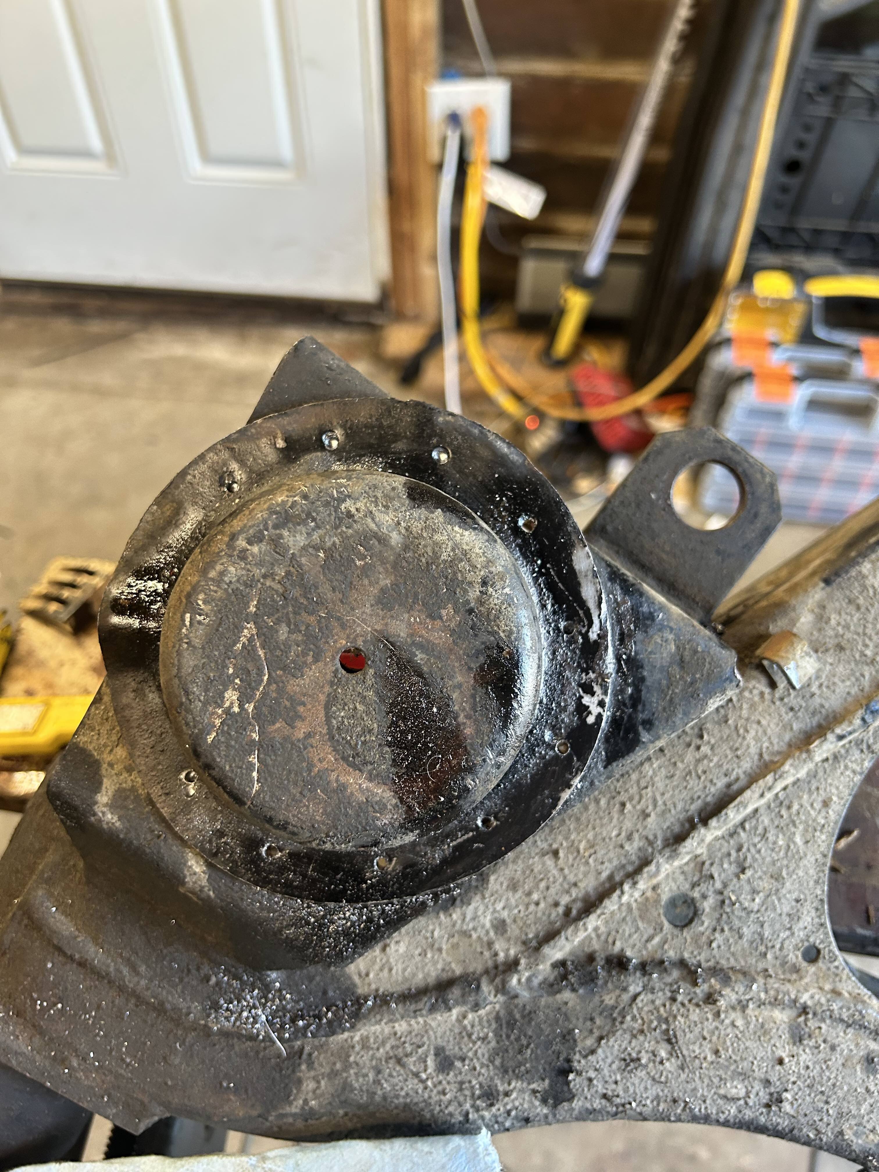 Removing spring platform from rear swing arms |﻿ BMW 2002 and other '02