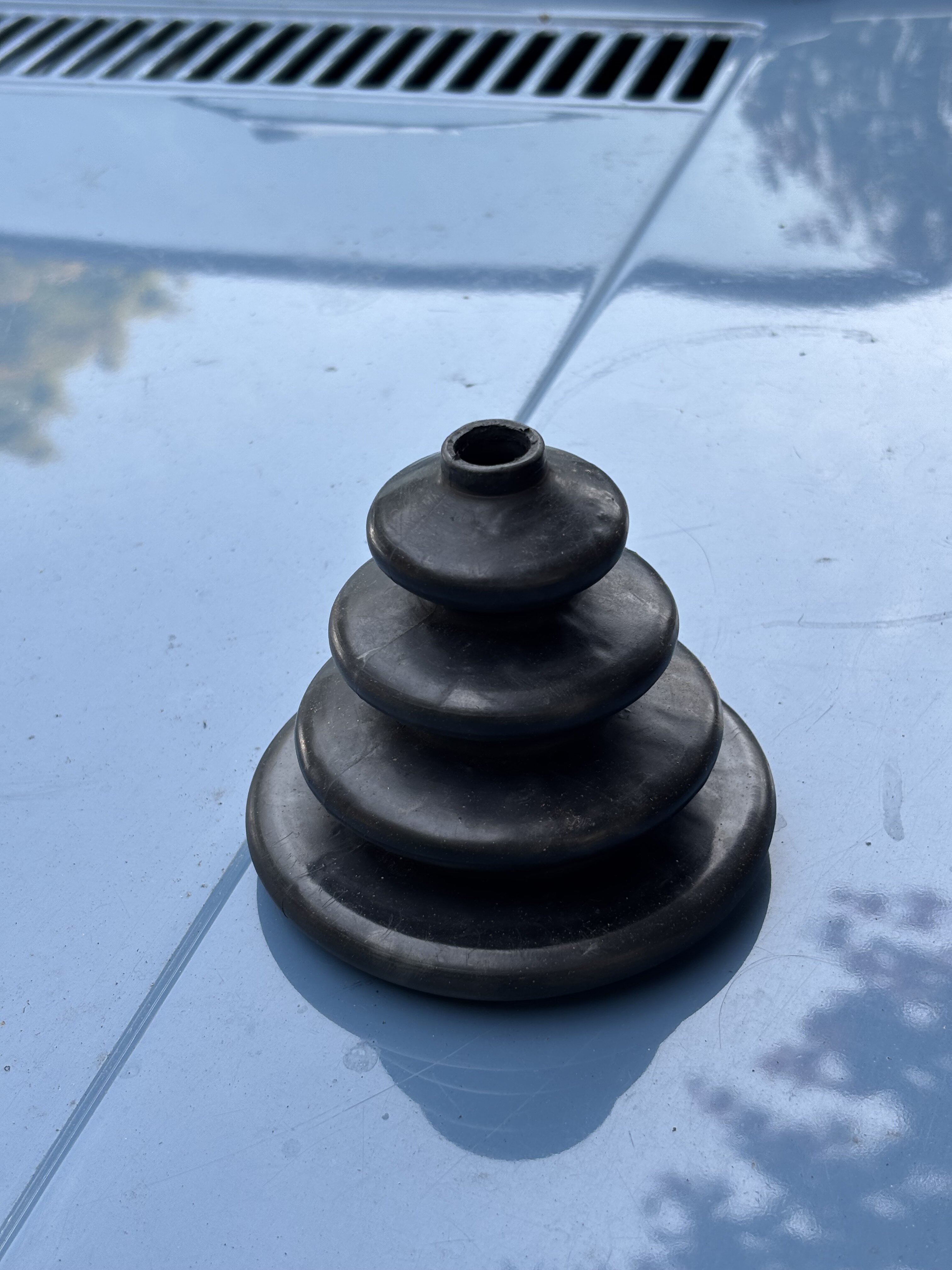 Made a leather shift boot |﻿ BMW 2002 and other '02
