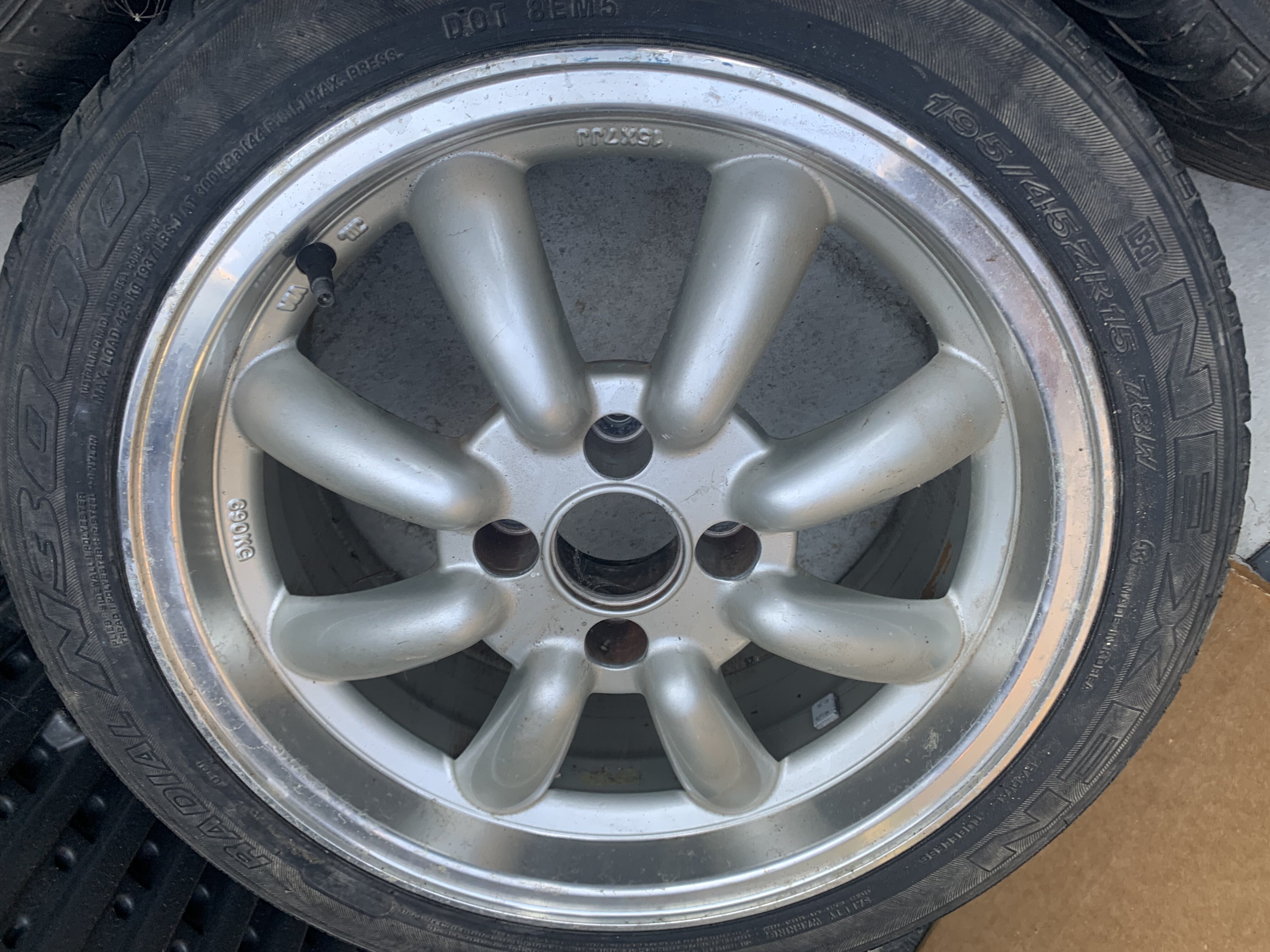 Wheels: 15x7 Konig Rewinds w/ Tires |﻿ Wheels