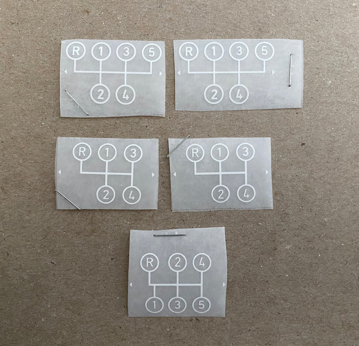 'Retro' Styled (shift) decals |﻿ Body and Interior