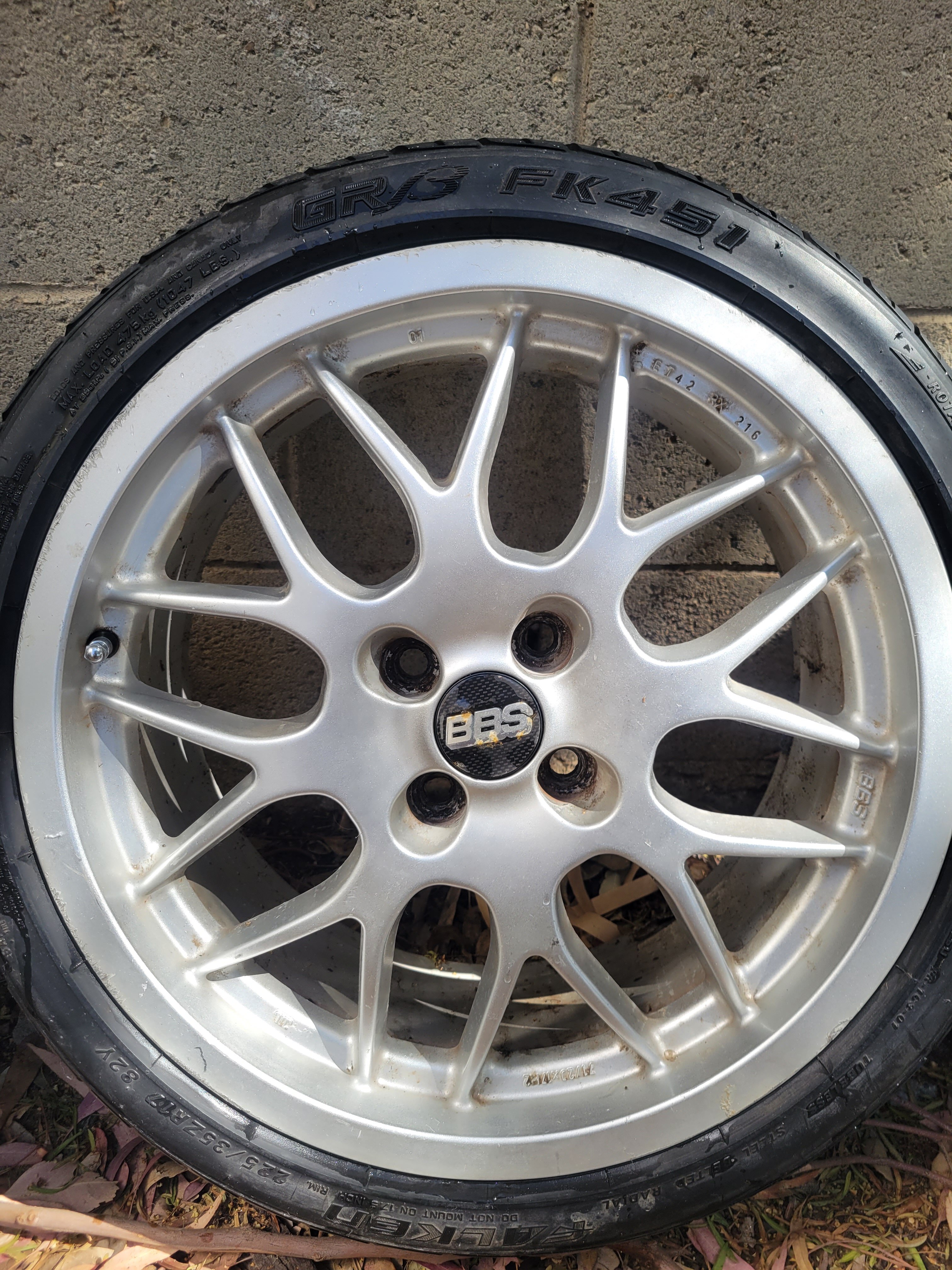 Rare Genuine BBS RX 206 17" 4x100 et 42 |﻿ Wheels
