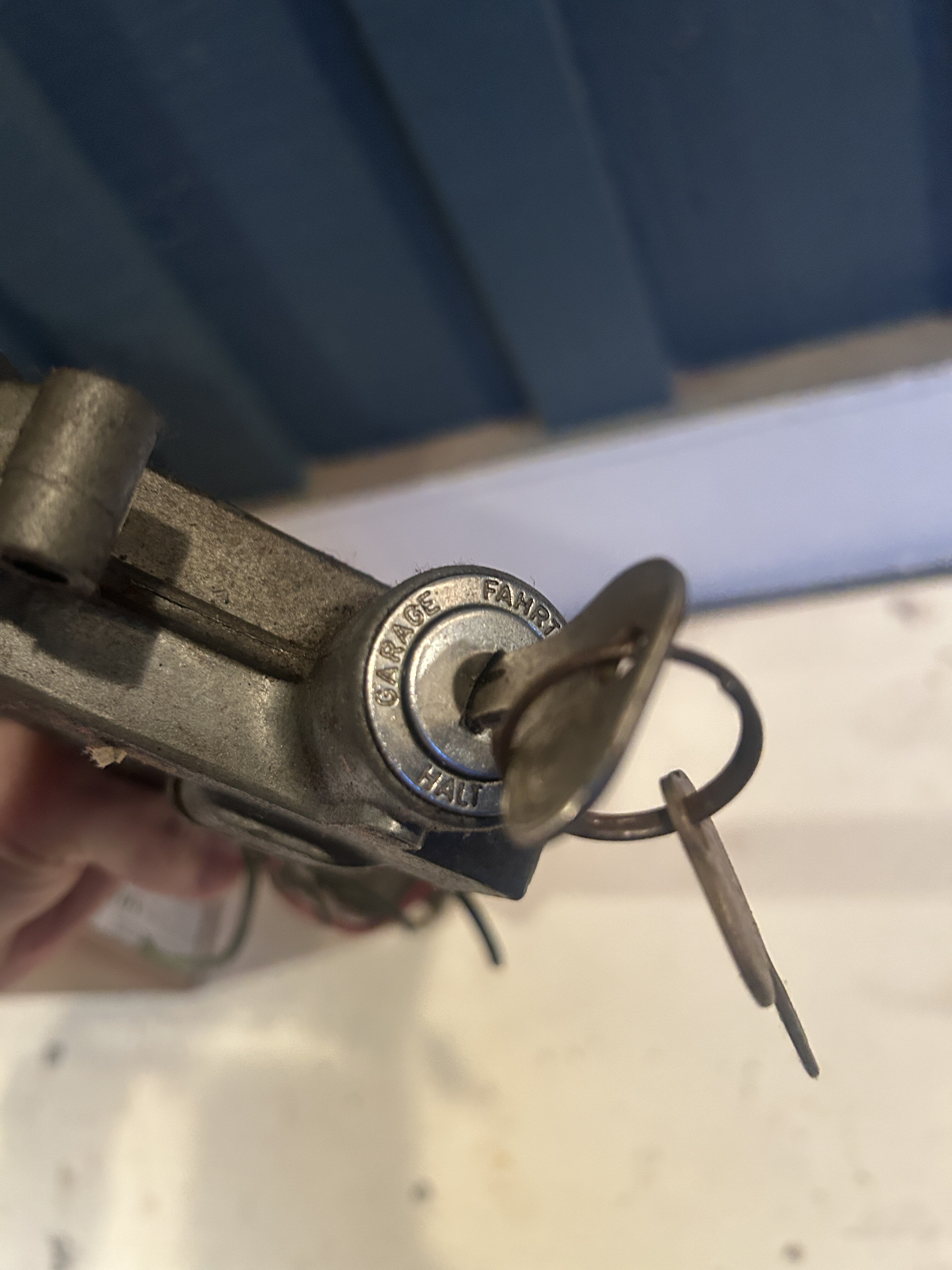 Early "Garage" Keyed Ignition Switch and Steering Column |﻿ Electrical ...