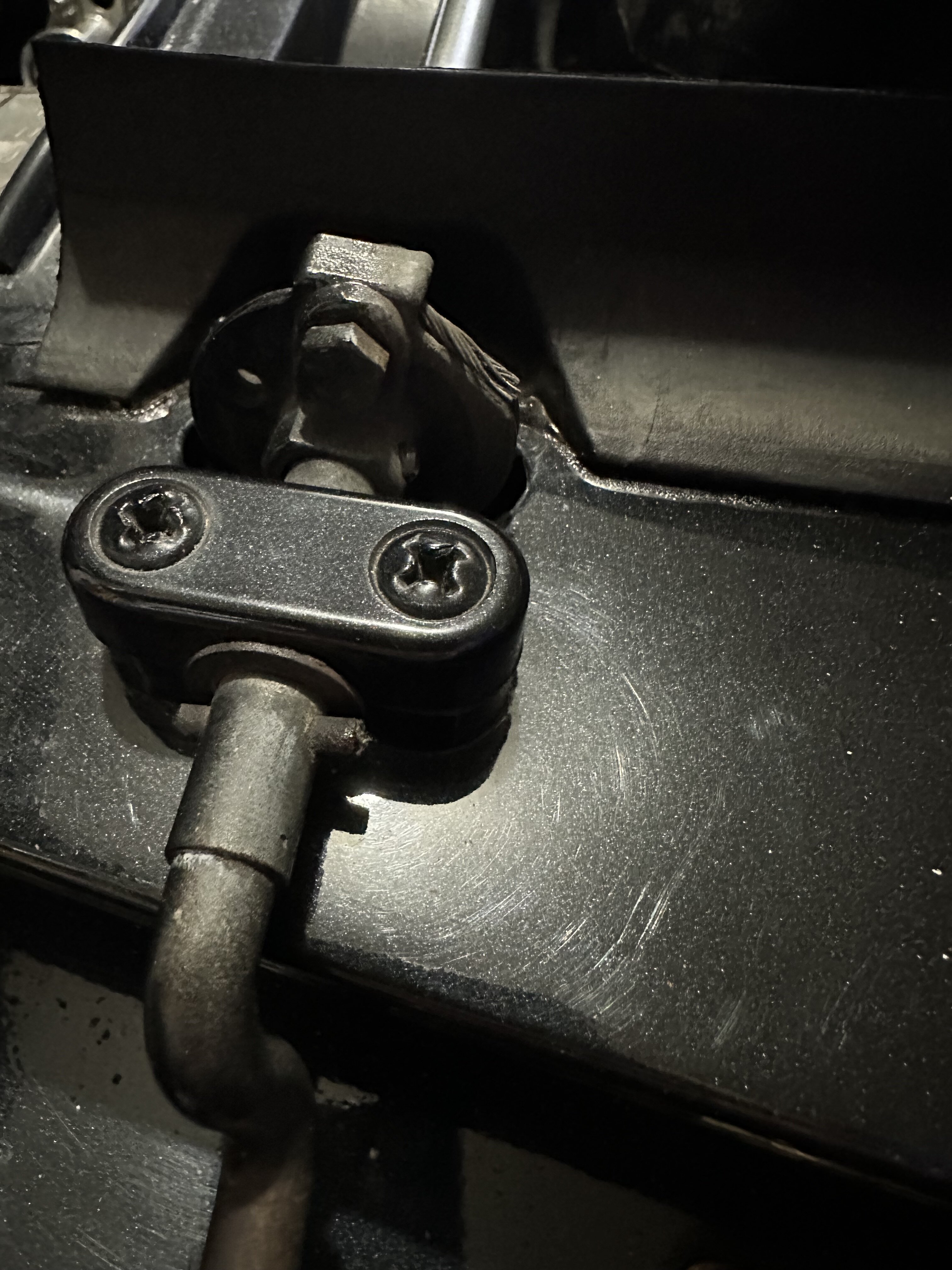 Hood alignment/straightness - when aligned the hood latch hits the hood ...