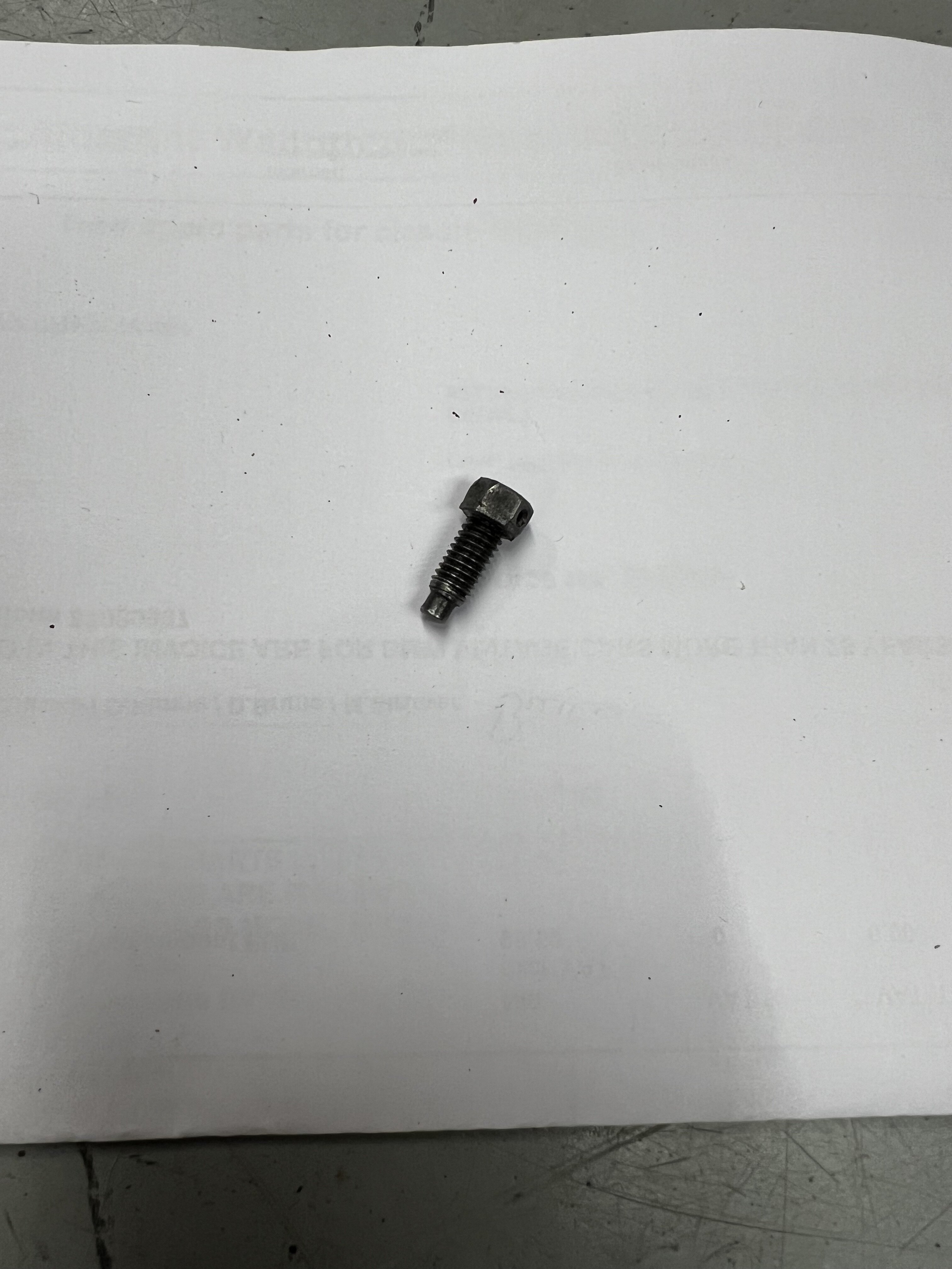 Speedometer lock bolt - BMW 2002 and other '02 - 2002FAQ