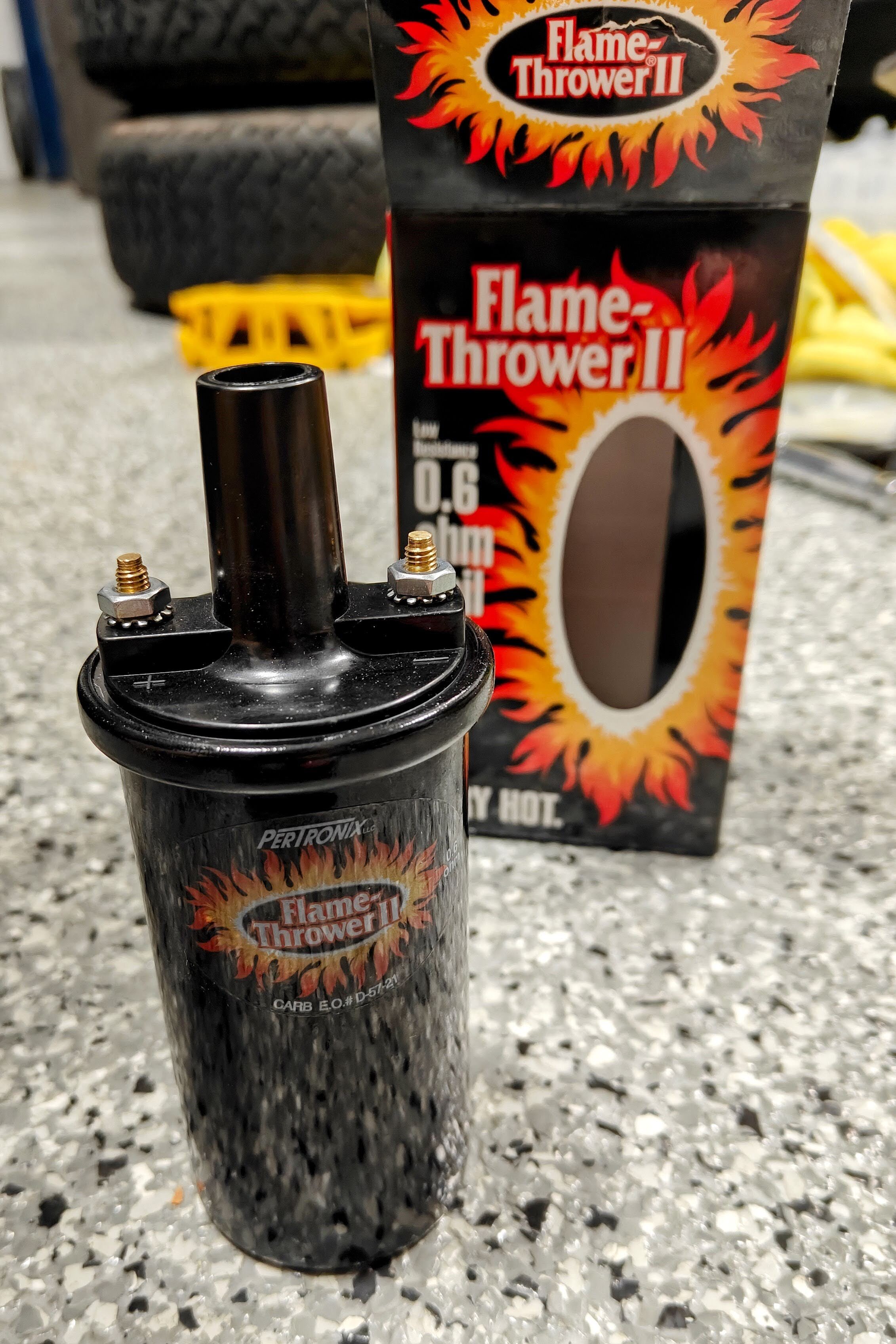 Pertronix Flame Thrower II Low-Resistance Ignition Coil - Electrical ...
