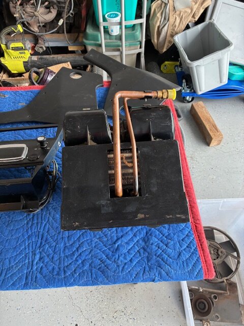 Used Behr air conditioning unit & new Sanden compressor, condenser and ...