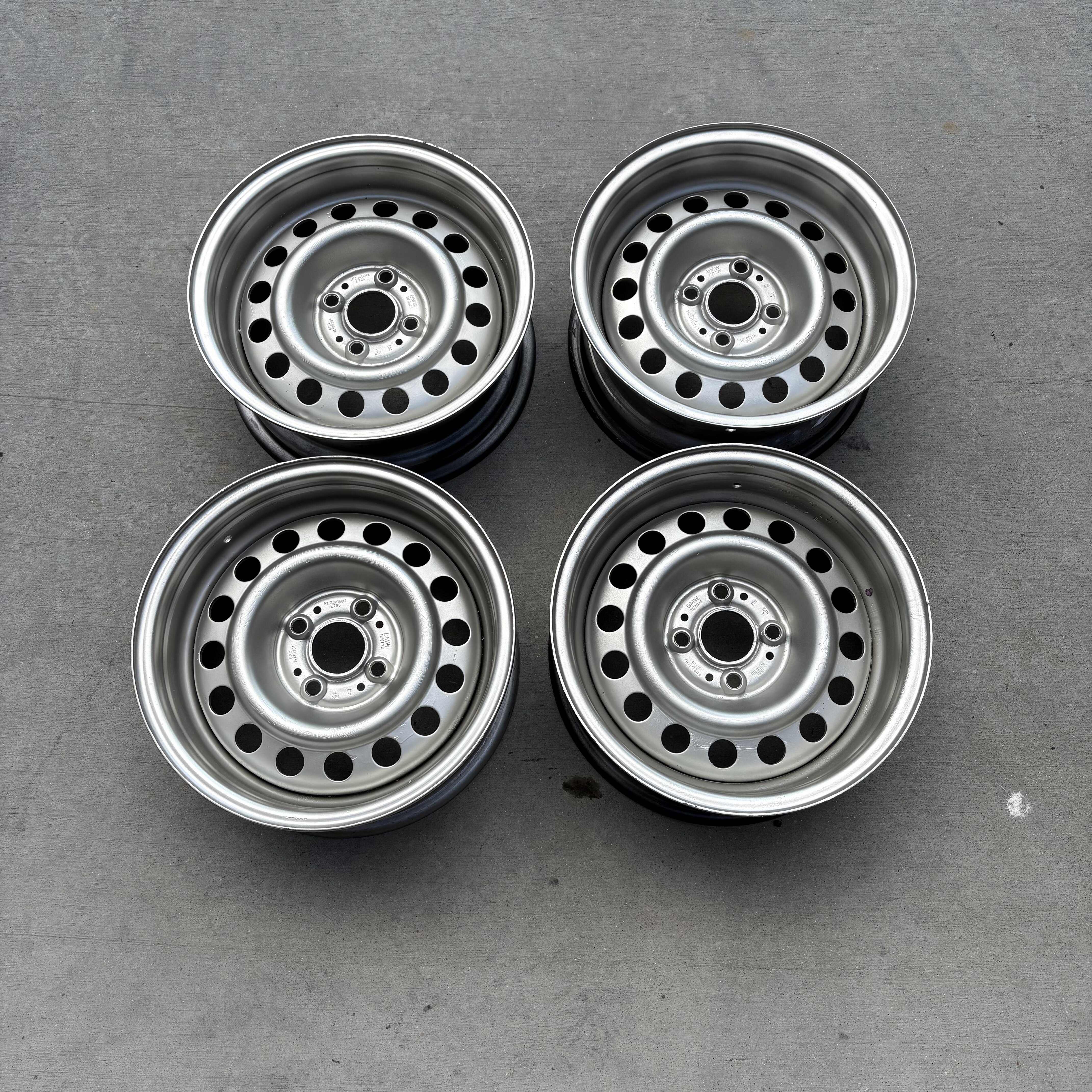 14 x 6 widened e30 steelies |﻿ Wheels