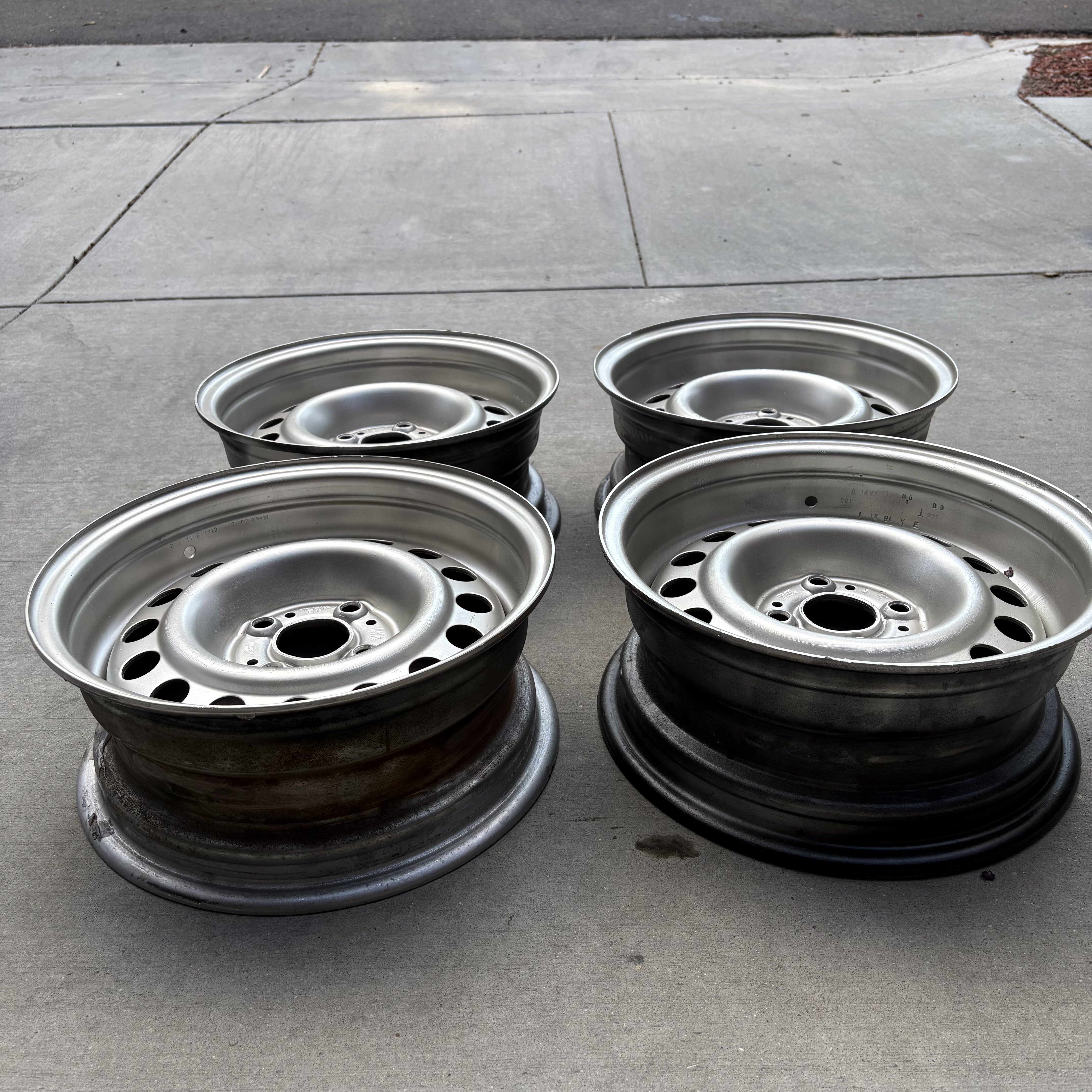 14 x 6 widened e30 steelies - Wheels - 2002FAQ