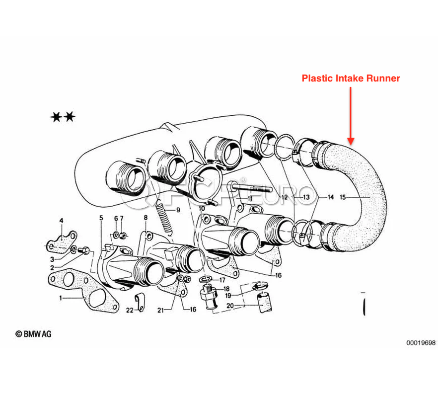 ISO New Tii Plastic Intake Runners |﻿ Parts Wanted