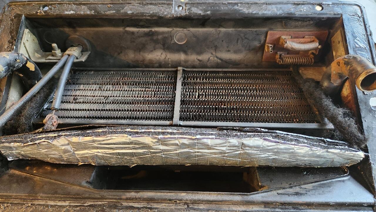 1974 Behr Heater Box, core, fan, heater valve & controls |﻿ Body and ...