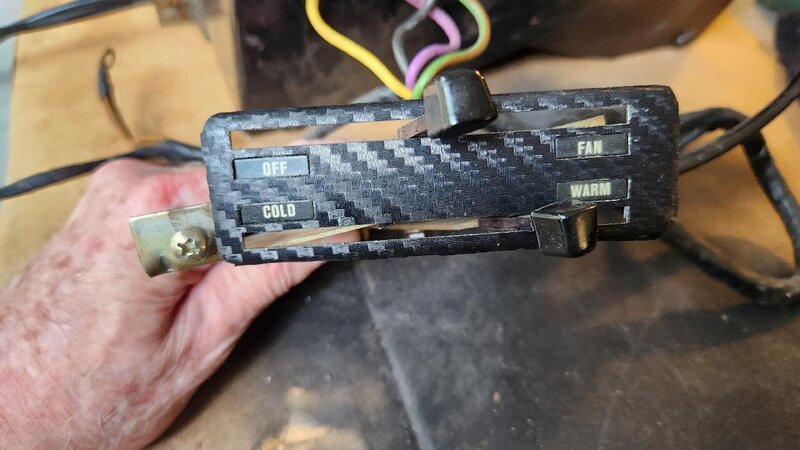 1974 Behr Heater Box, core, fan, heater valve & controls |﻿ Body and ...