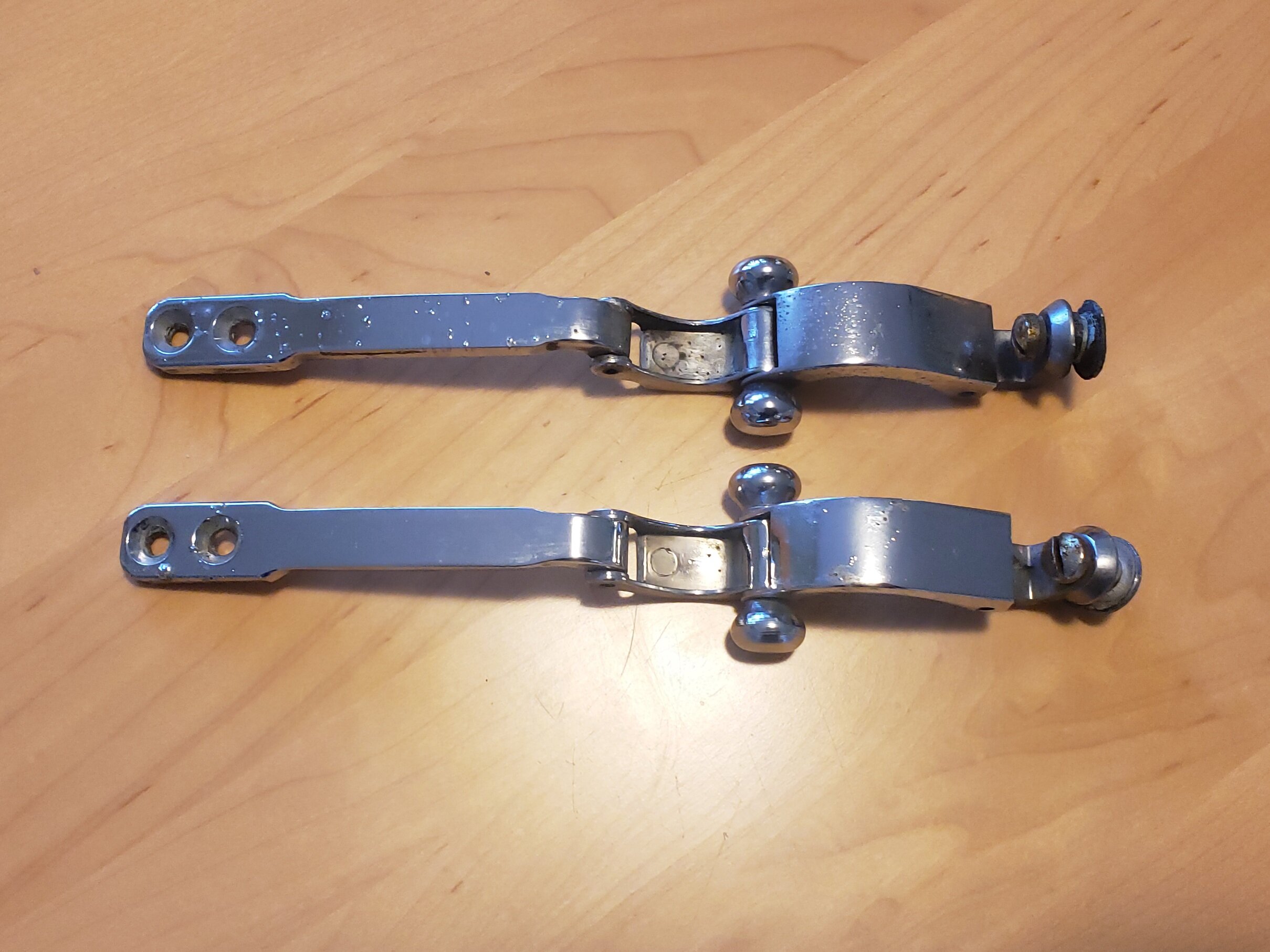 Rear Pop Out Window Latches Chrome |﻿ Body and Interior