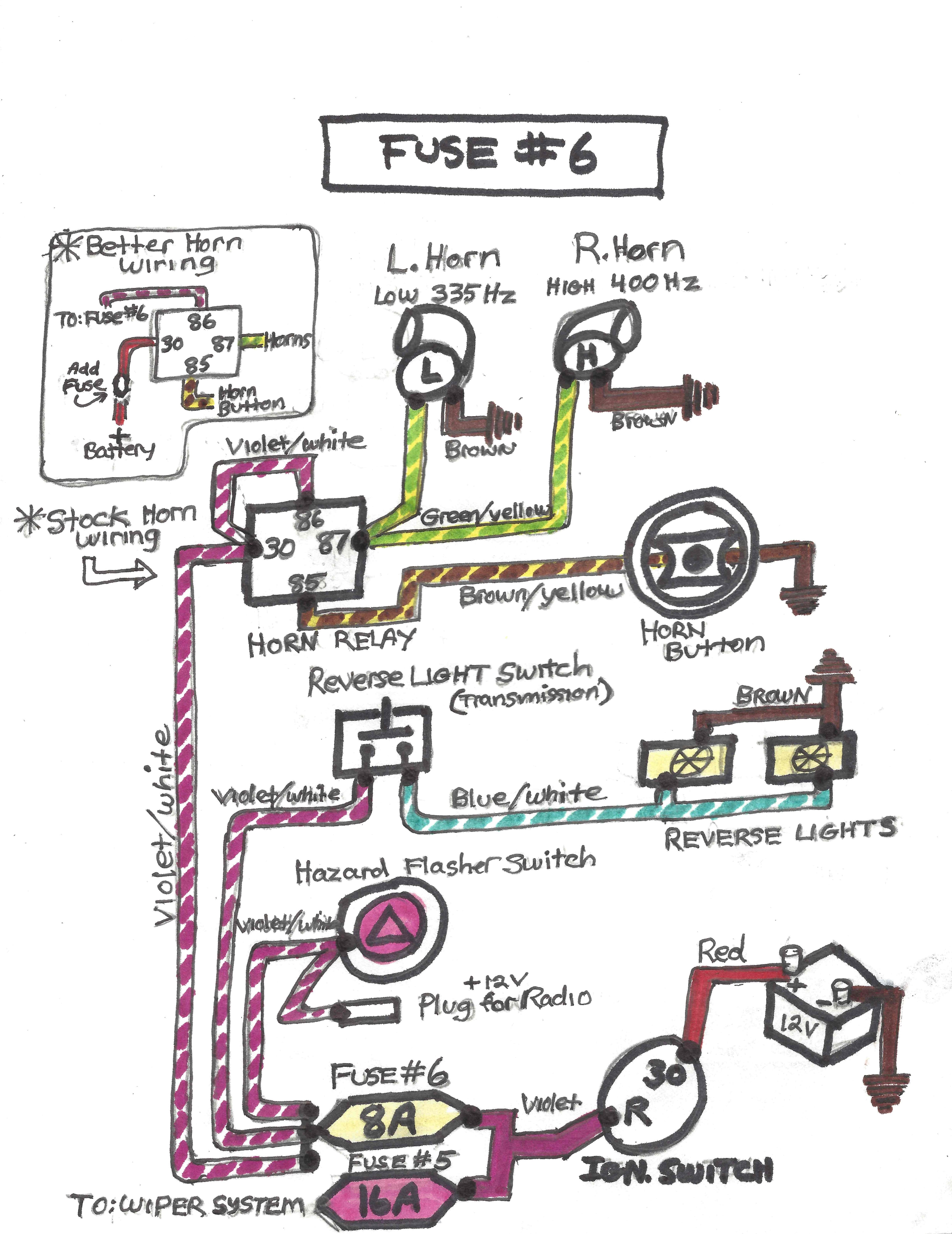 73+ cars if you are blowing fuse #6 and don't know why - you might have ...