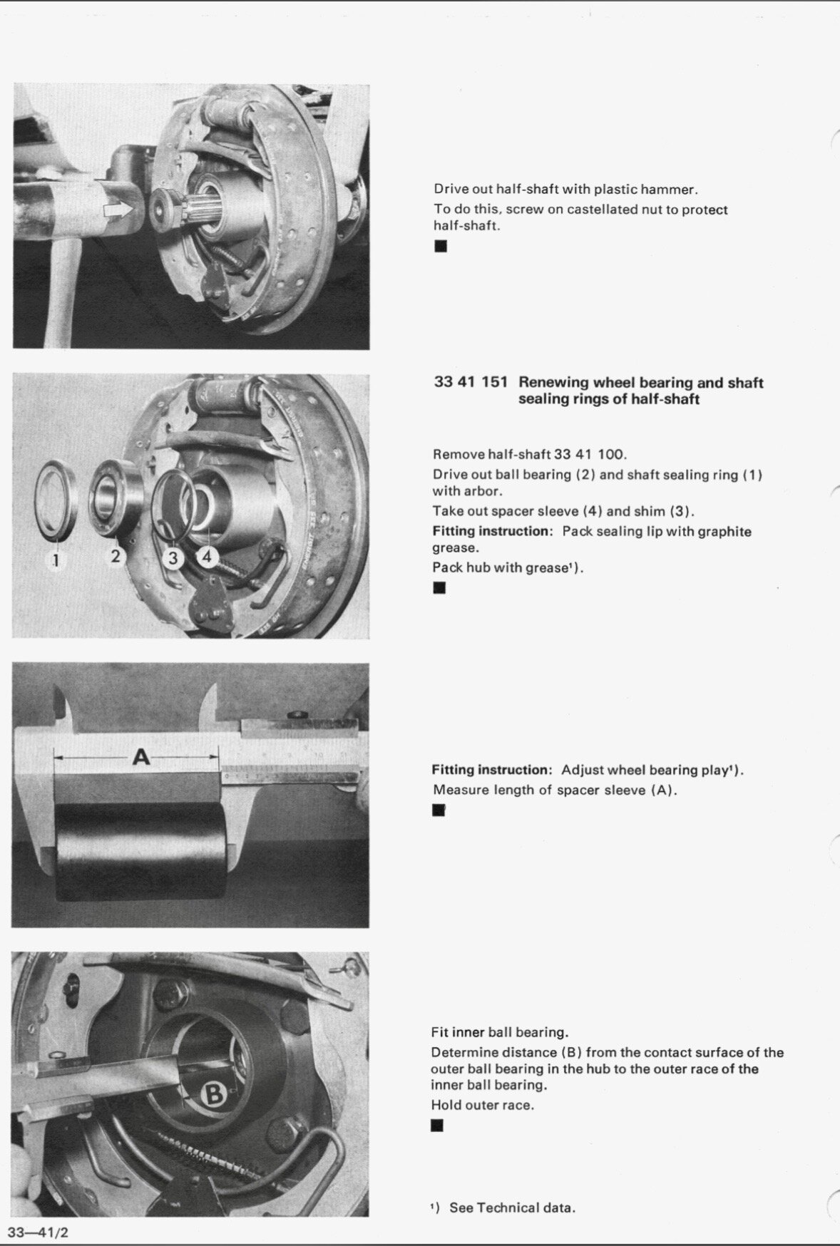 Installing rear hubs - how far? |﻿ BMW 2002 and other '02