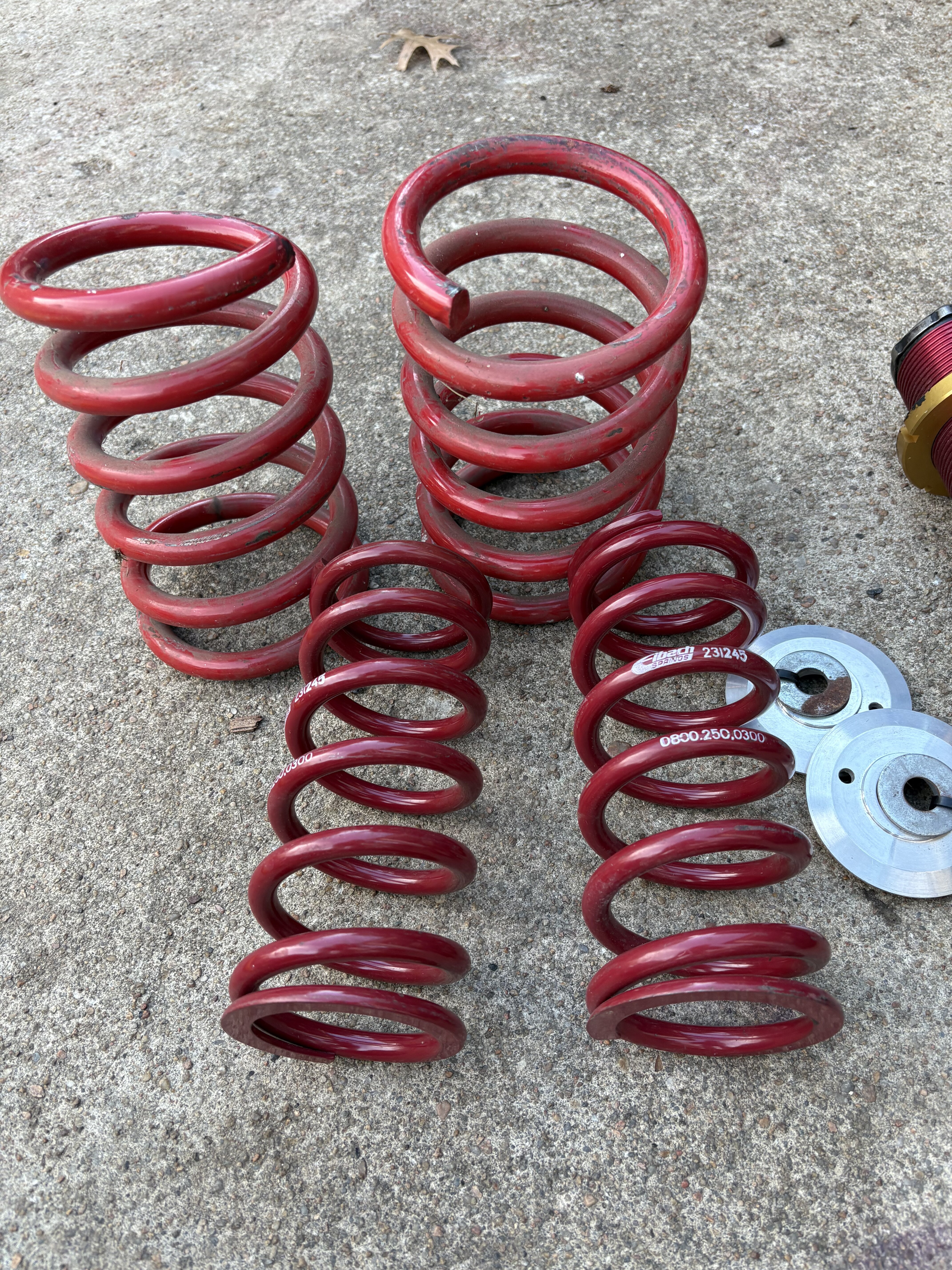 WTS REDUCED Ground Control Coilover set up and rear springs, shortened ...