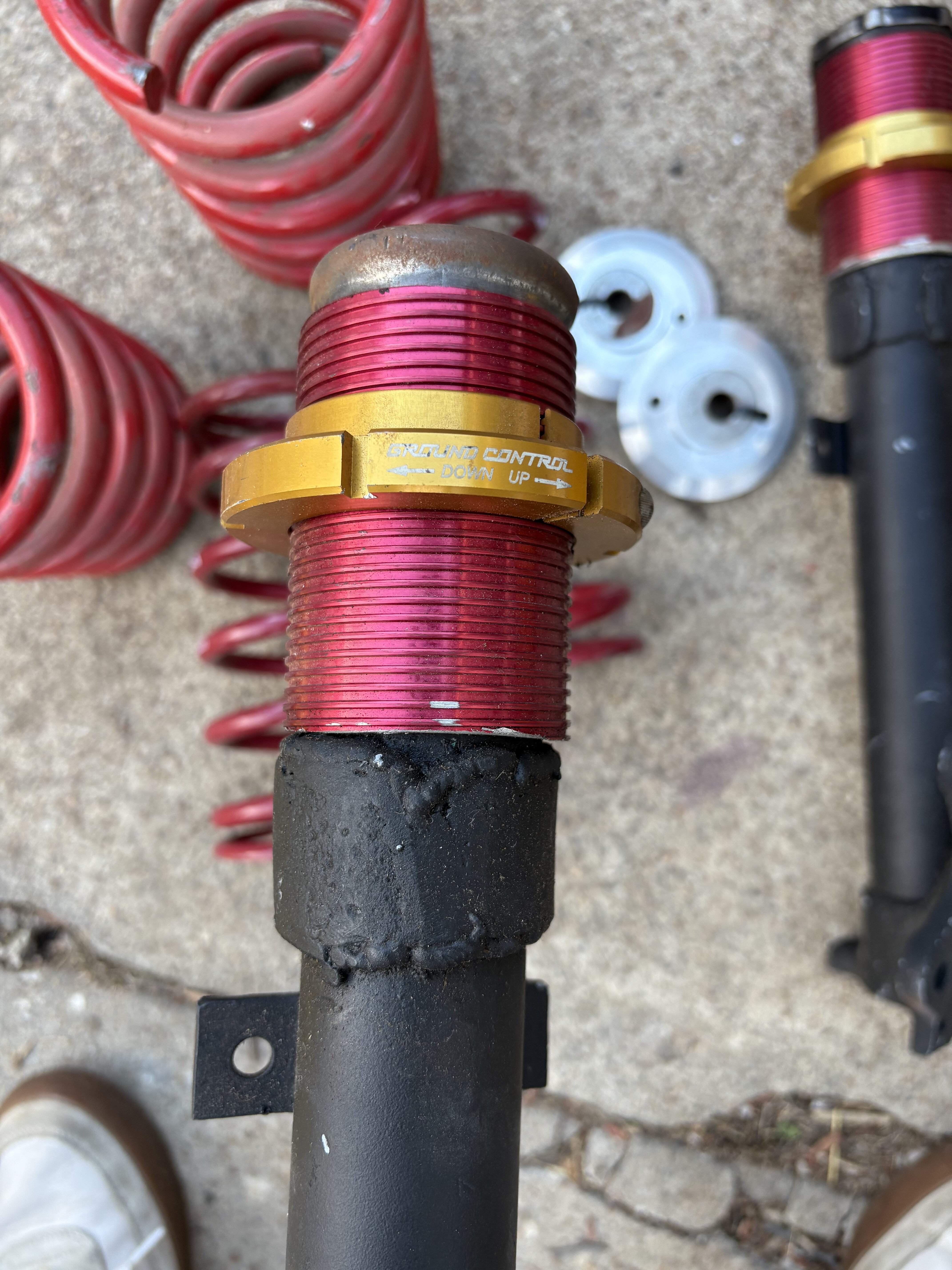 WTS REDUCED Ground Control Coilover set up and rear springs, shortened ...