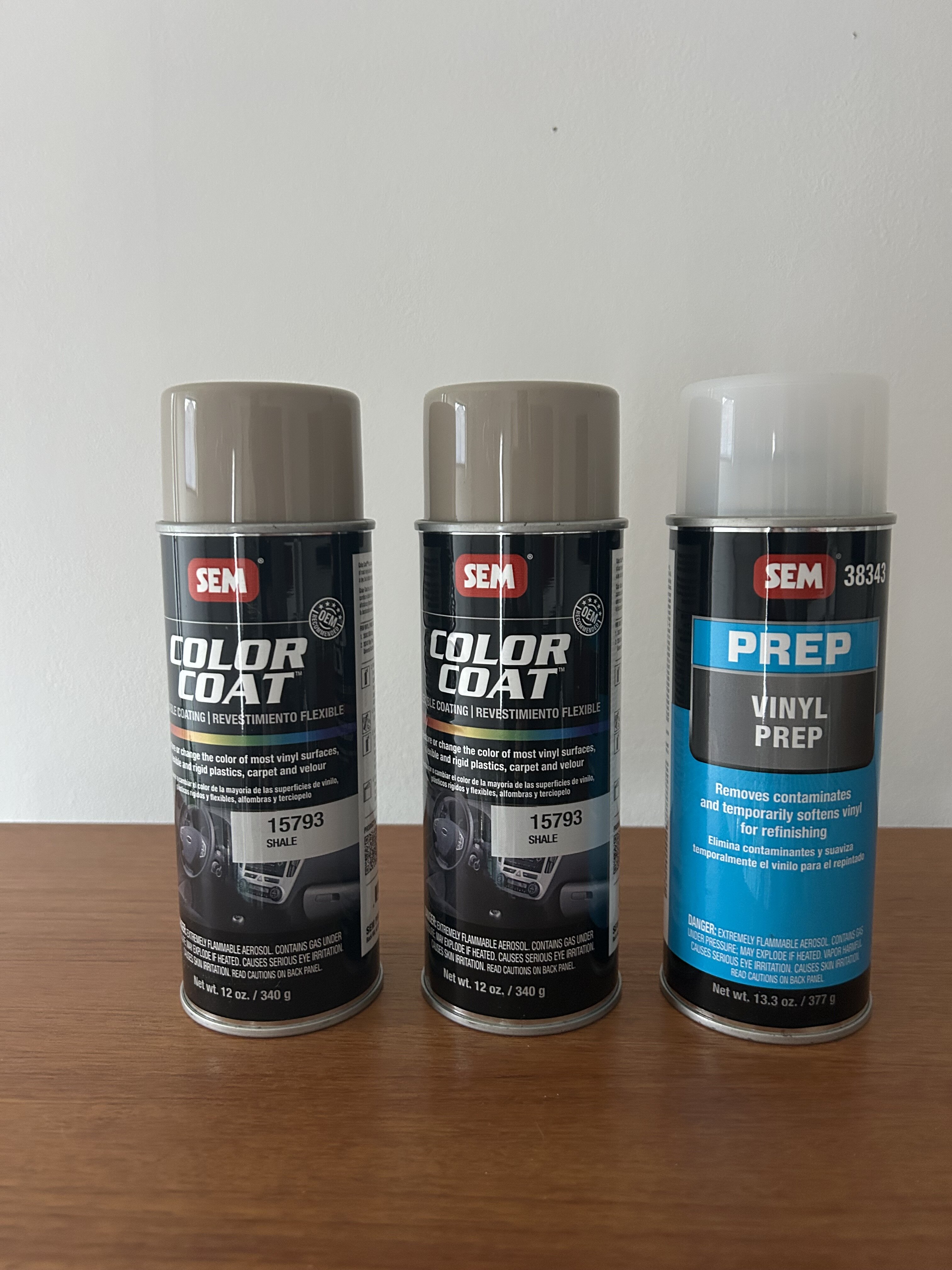 SEM vinyl paint for “pearl beige” interior |﻿ Body and Interior