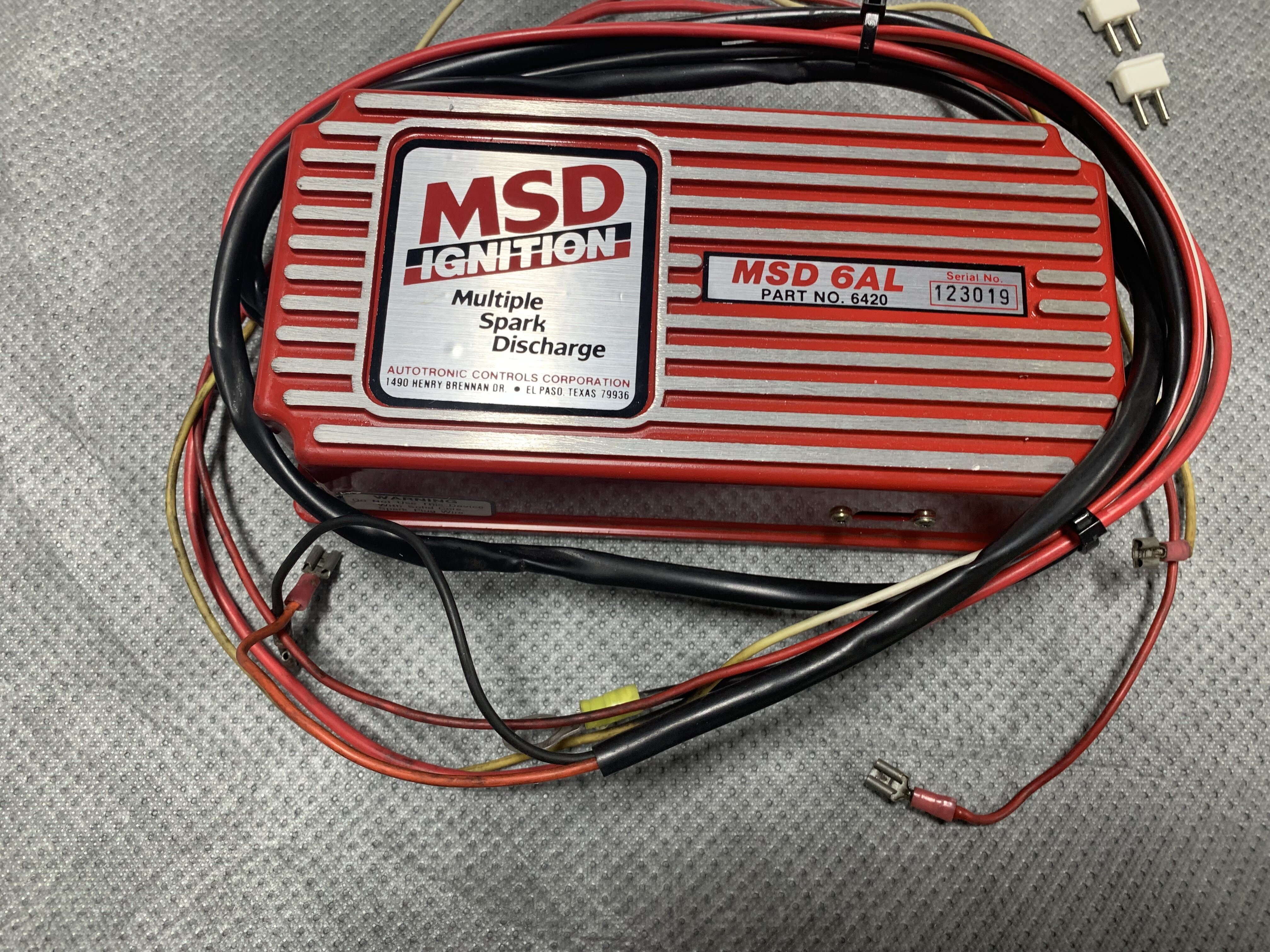 MSD 6al spark box - Electrical and Ignition - 2002FAQ
