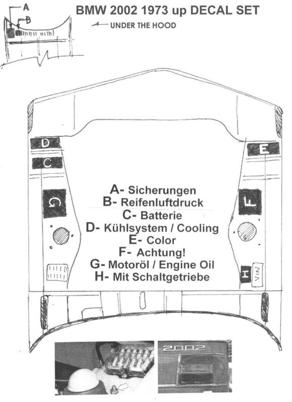 Under Hood Labels And Stickers - Page 2 - BMW 2002 and other '02 - 2002FAQ