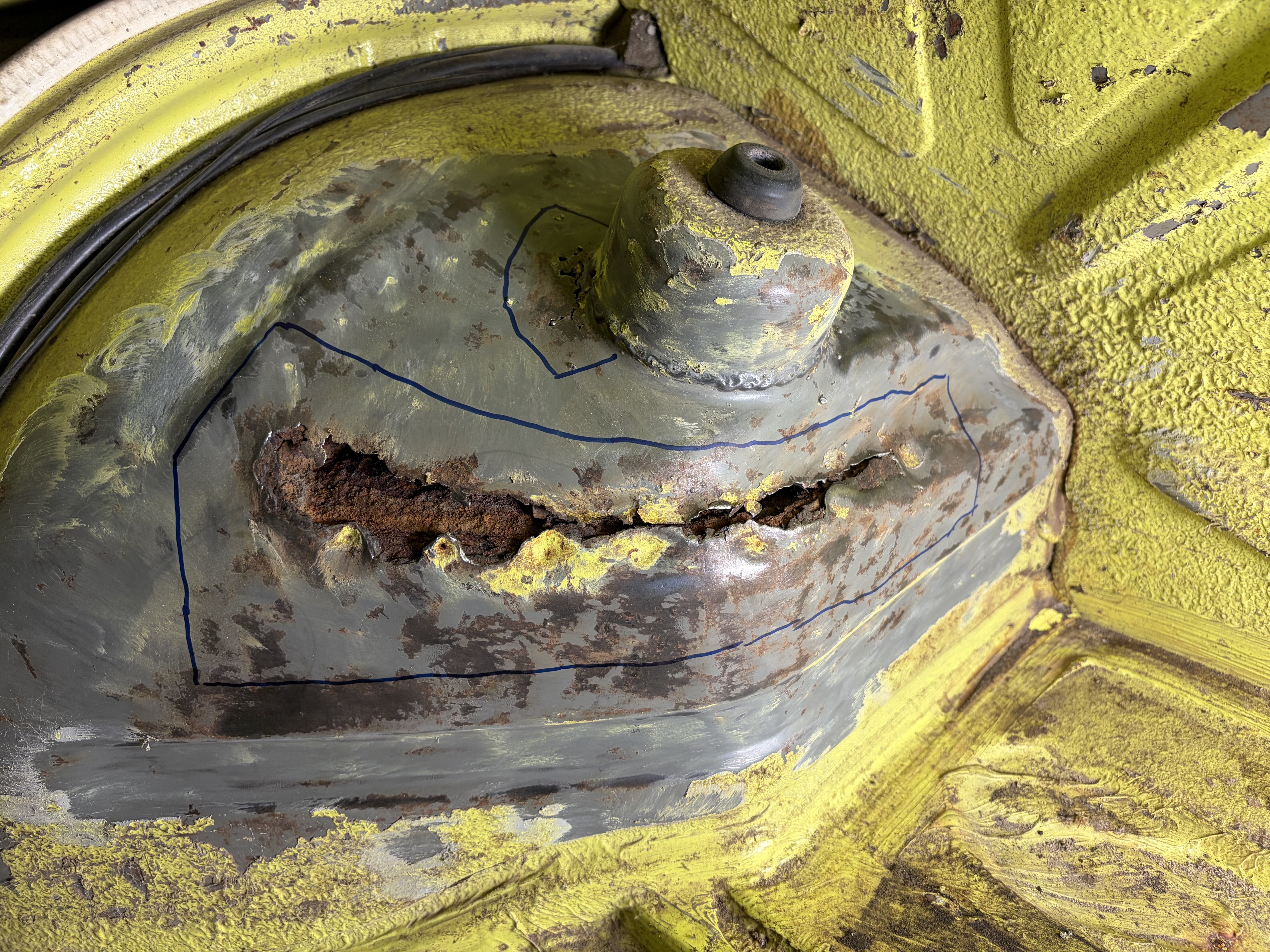 Rear wheel wells - How to recreate the original factory texture on ...